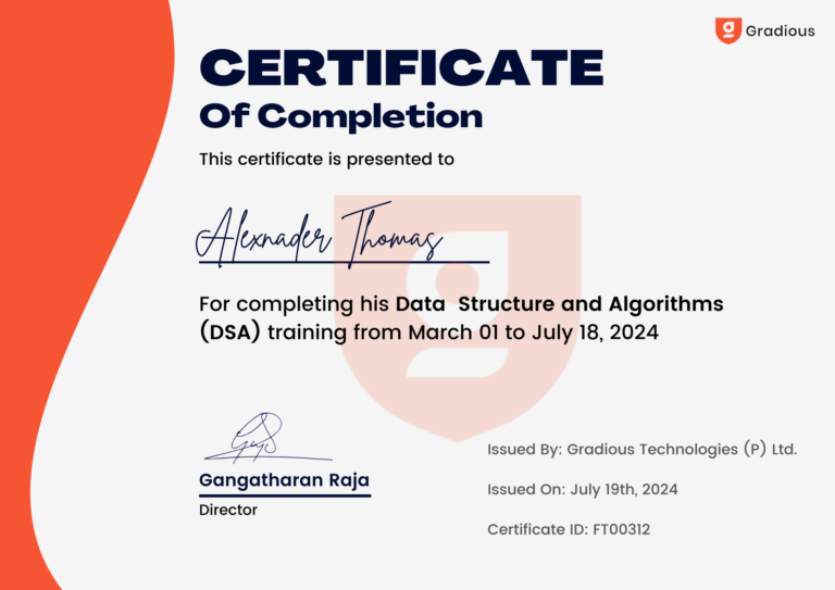DSA Course – Master Data Structures & Algorithms | Gradious